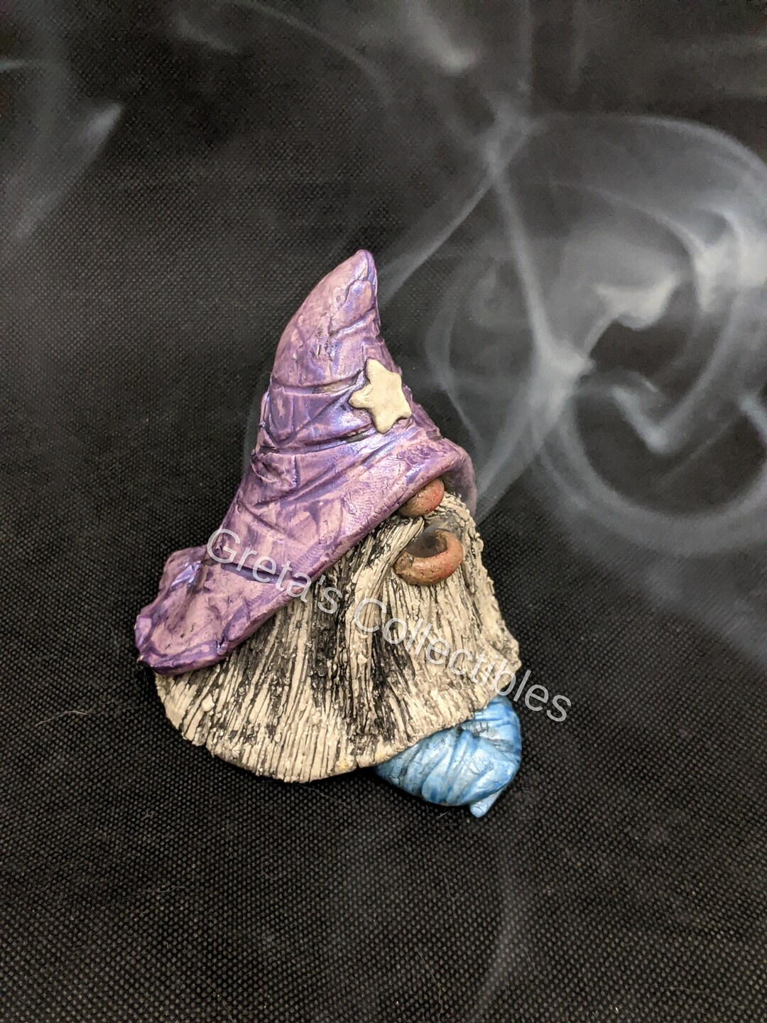 Smoking Wizard, Incense Burner, Incense Holder, Handmade Wizard ...