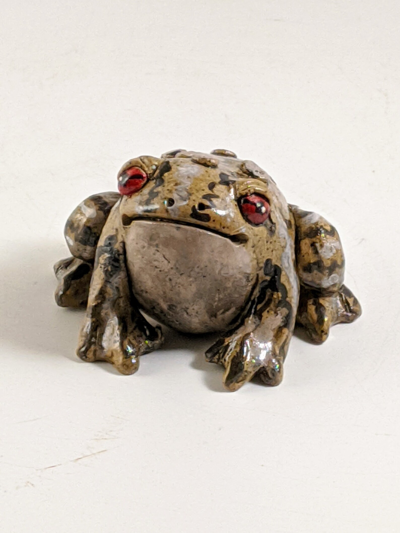 Ceramic Toad OOAK Realistc Handmade Frog Garden Art Fairy - Etsy