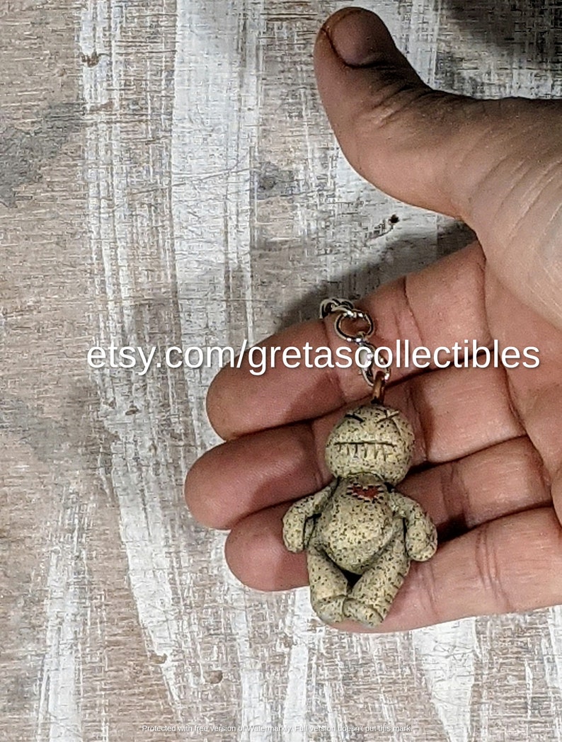 Voodoo Doll Keychain OOAK Ceramic Voodoo Doll Handmade - Etsy