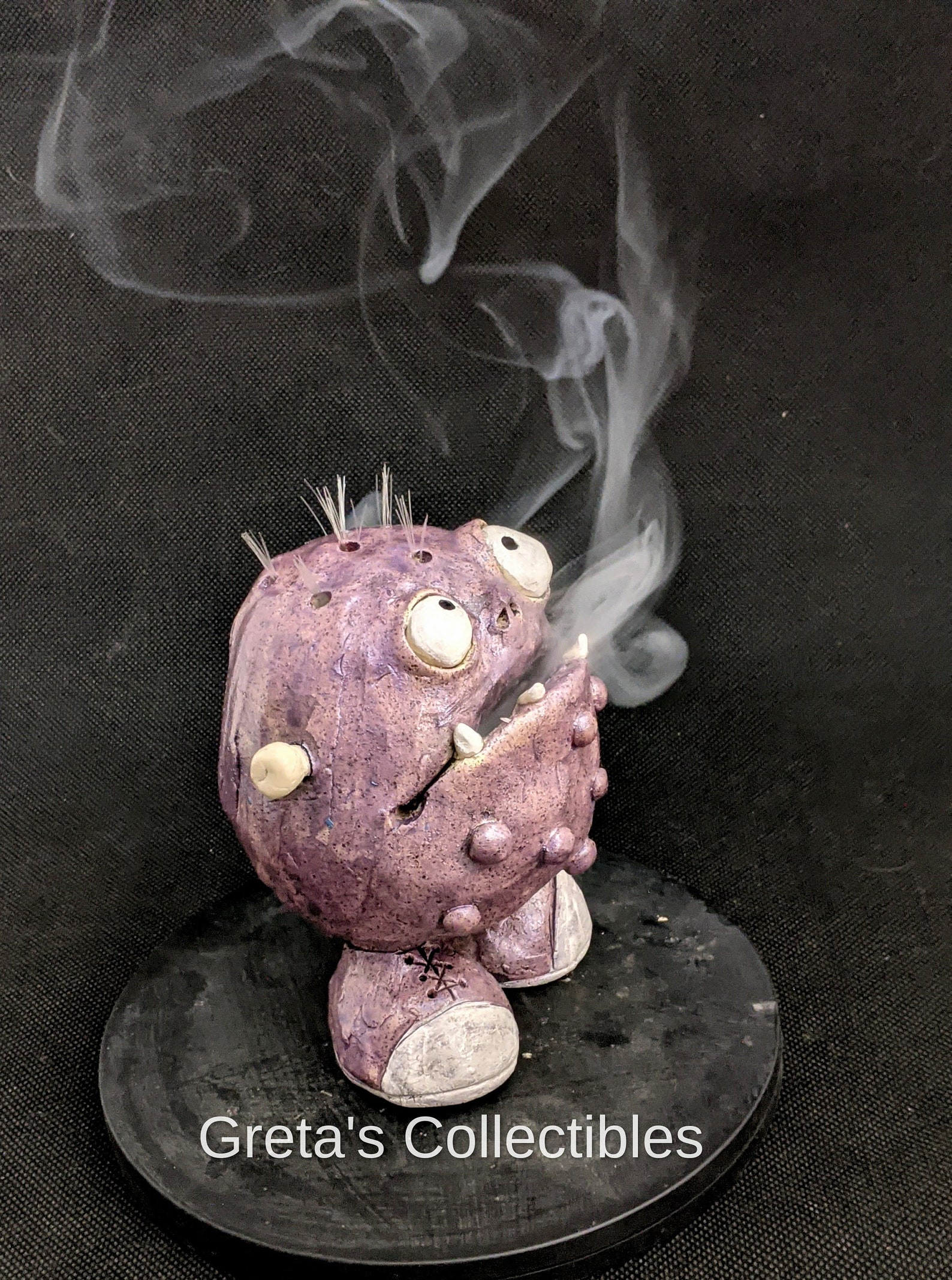 Bank, Monster Bank, Piggy Bank, Handmade Clay Bank, Incense Burner ...