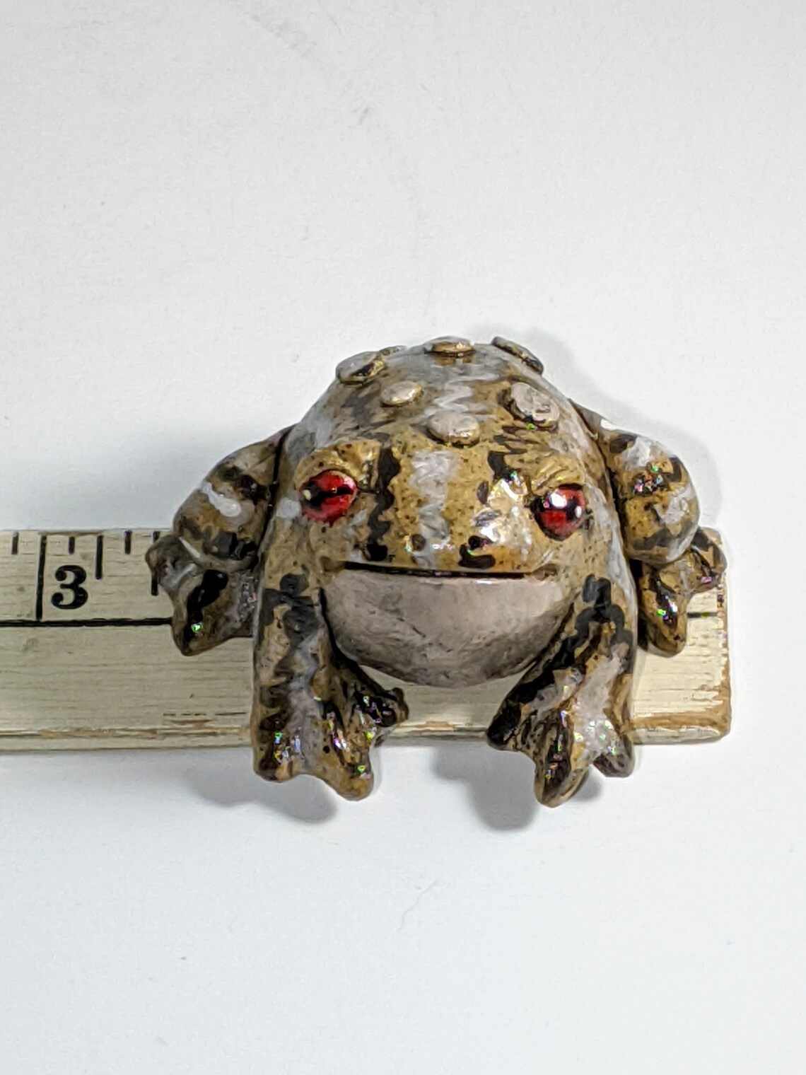 Ceramic Toad OOAK Realistc Handmade Frog Garden Art Fairy | Etsy