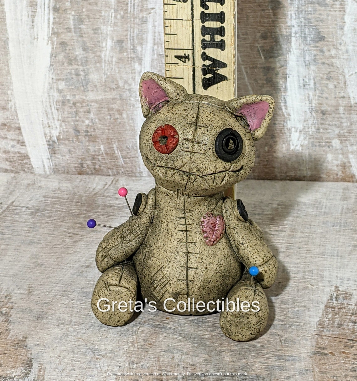 Voodoo Cat Handmade Cat Smoking Voodoo Cat Incense Burner | Etsy