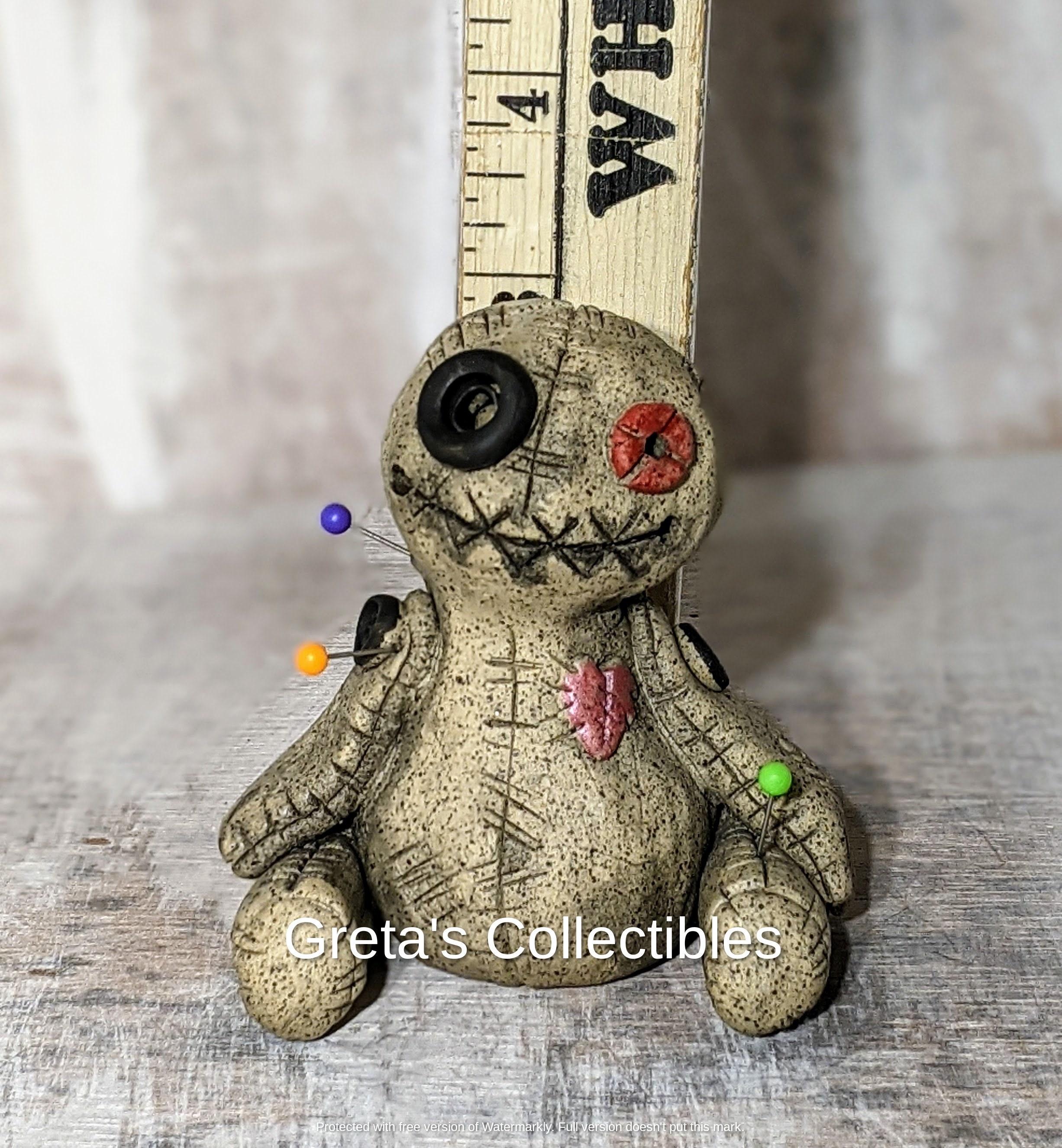 Clay not Toxic Resin Voodoo Doll Handmade Voodoo Doll | Etsy