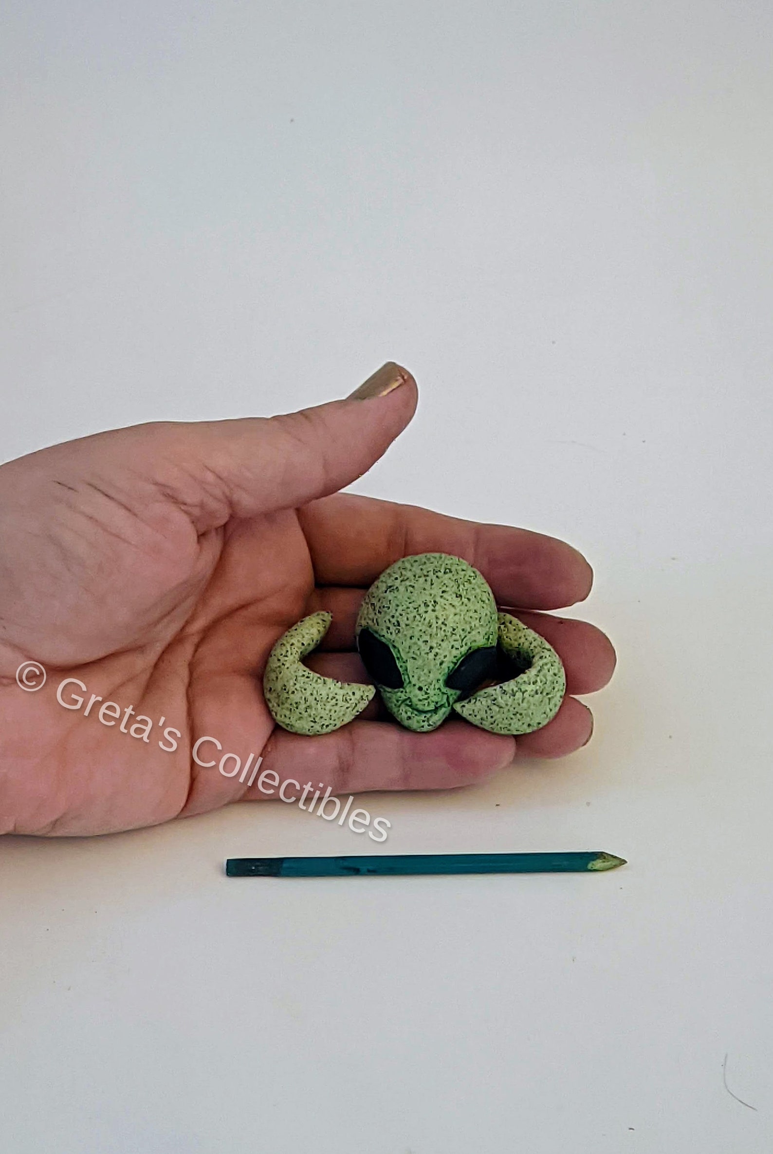 Alien Plant Buddy Ceramic Alien Garden Art Plant Stake - Etsy