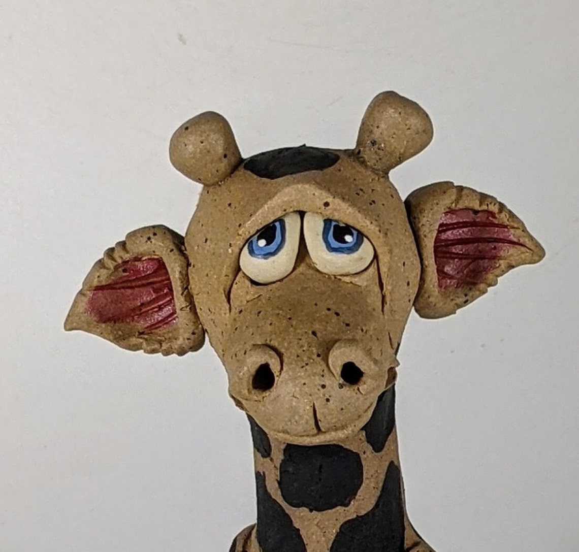 Ceramic Giraffe Handmade Giraffe Figurine Incense Burner - Etsy