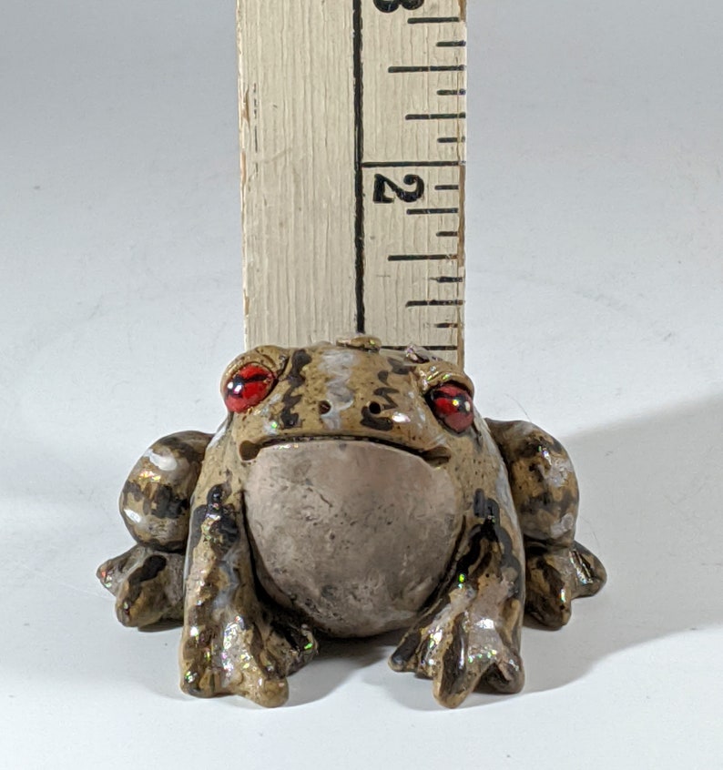 Ceramic Toad OOAK Realistc Handmade Frog Garden Art Fairy - Etsy