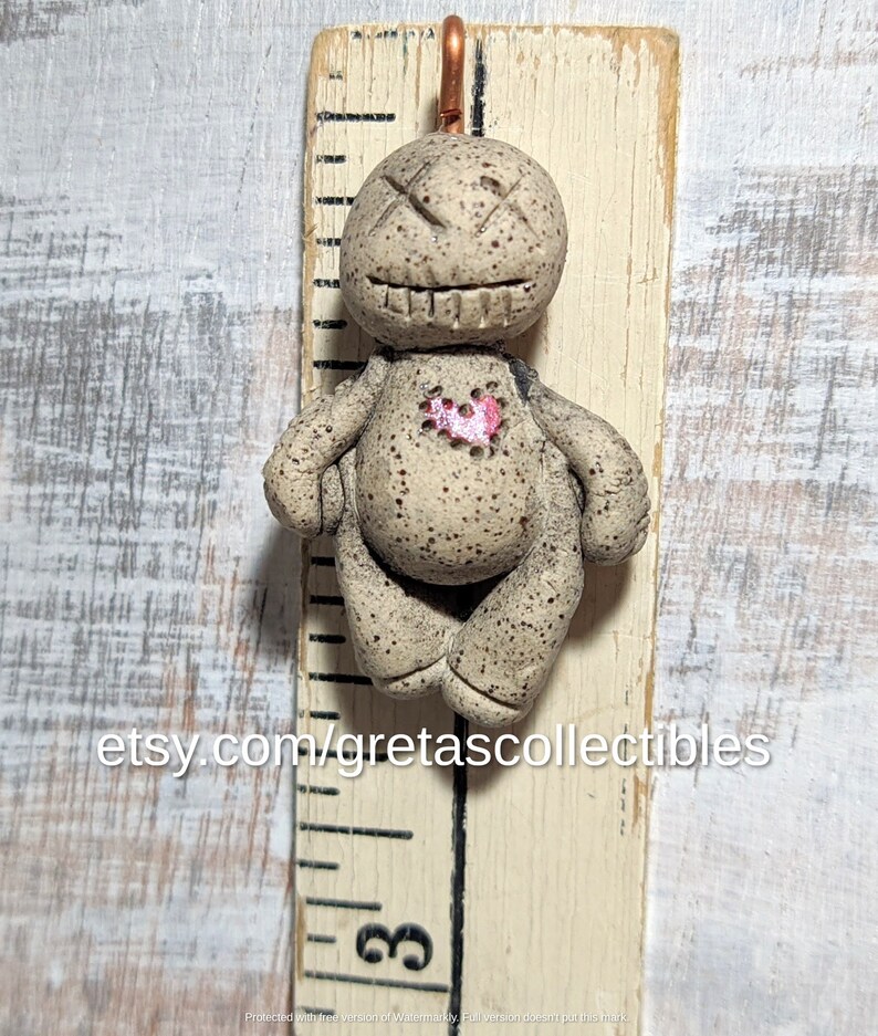 Voodoo Doll Keychain OOAK Ceramic Voodoo Doll Handmade - Etsy