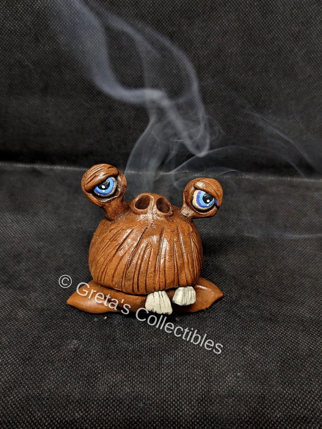 Mini Monster, OOAK, Round Mini Monster, Ceramic Monster, Garden Art ...