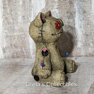 Voodoo Cat, Handmade Cat, Smoking Voodoo Cat, Incense Burner, Ceramic ...