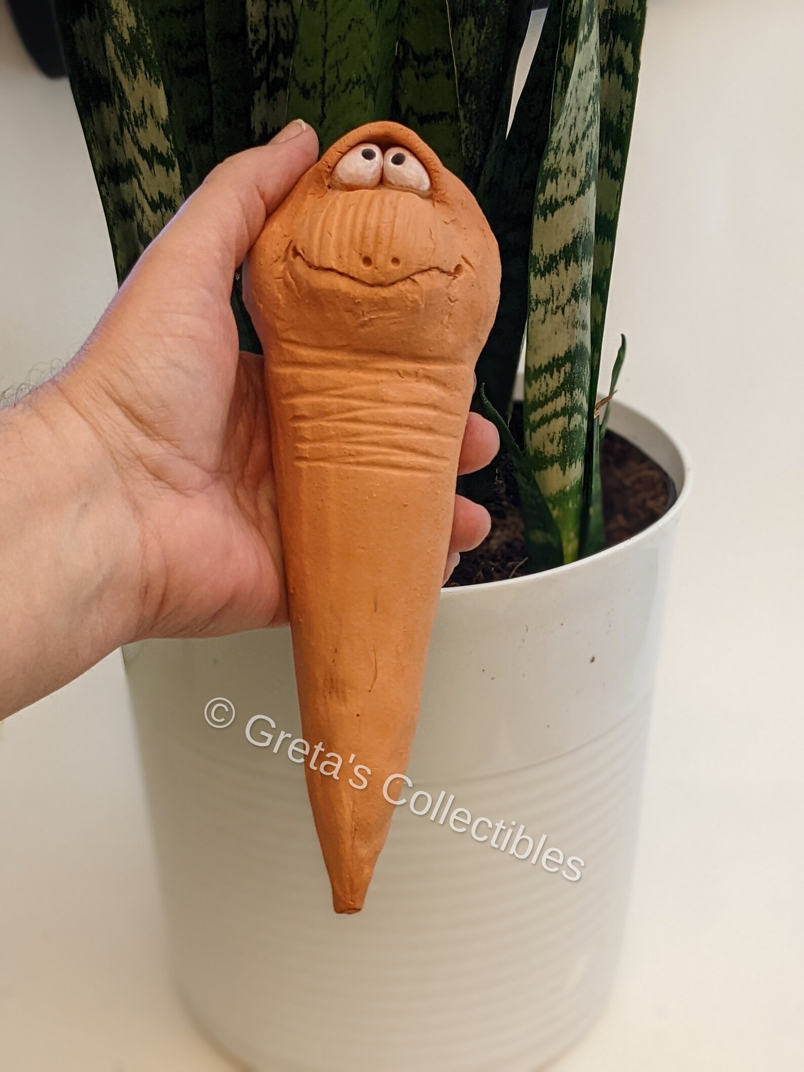 Worm Watering Spike, Olla Self Watering System, Terracotta Worm, Garden ...