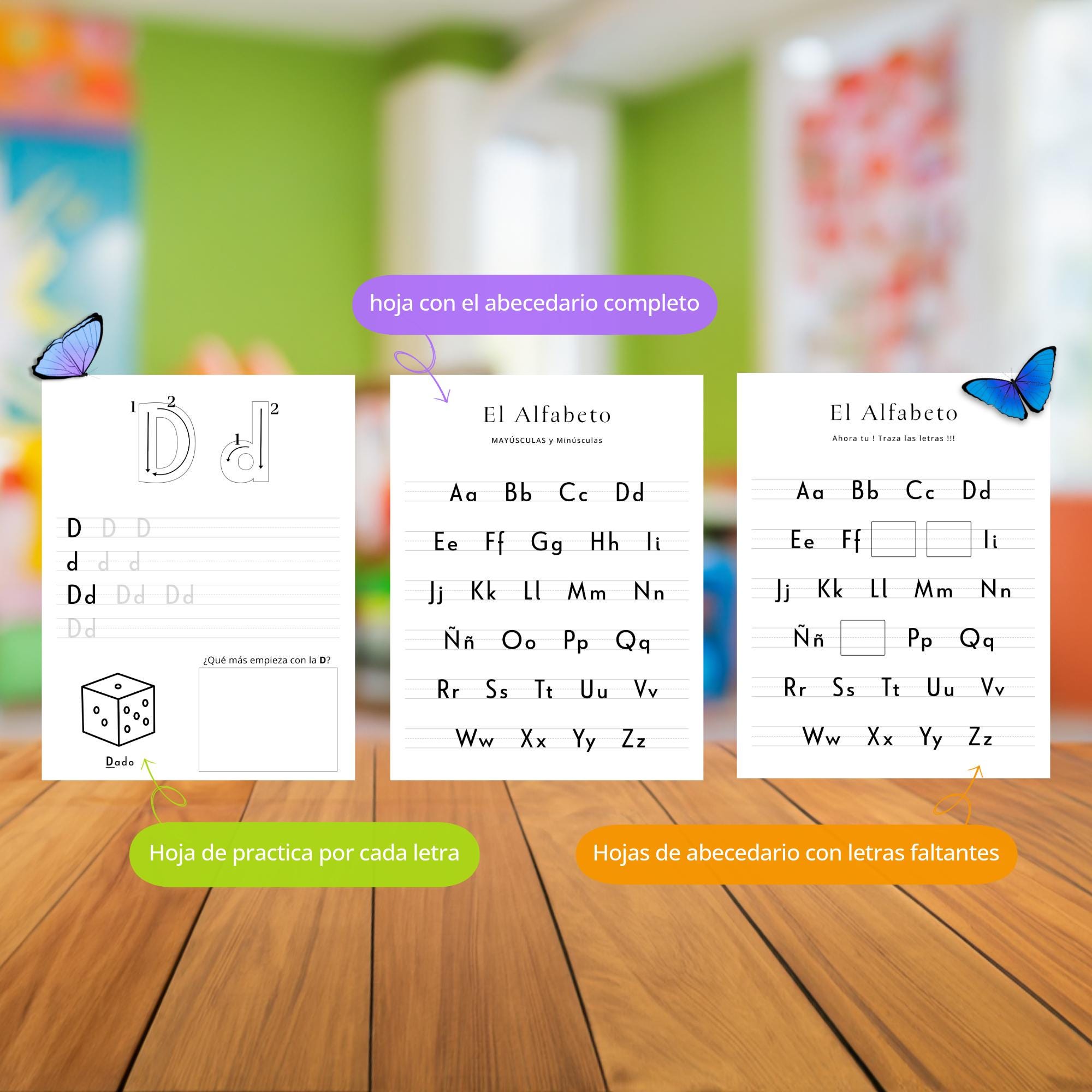 Abecedario En Español – Spanish Alphabet Writing Practice | Printable ...