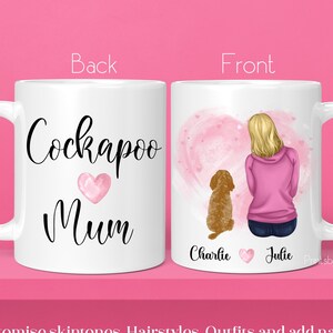 Personalised Cockapoo Mug Cockerpoo Mom Cockapoo Puppy Mum Mug Custom ...