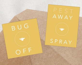 Insect Spray Label - Etsy