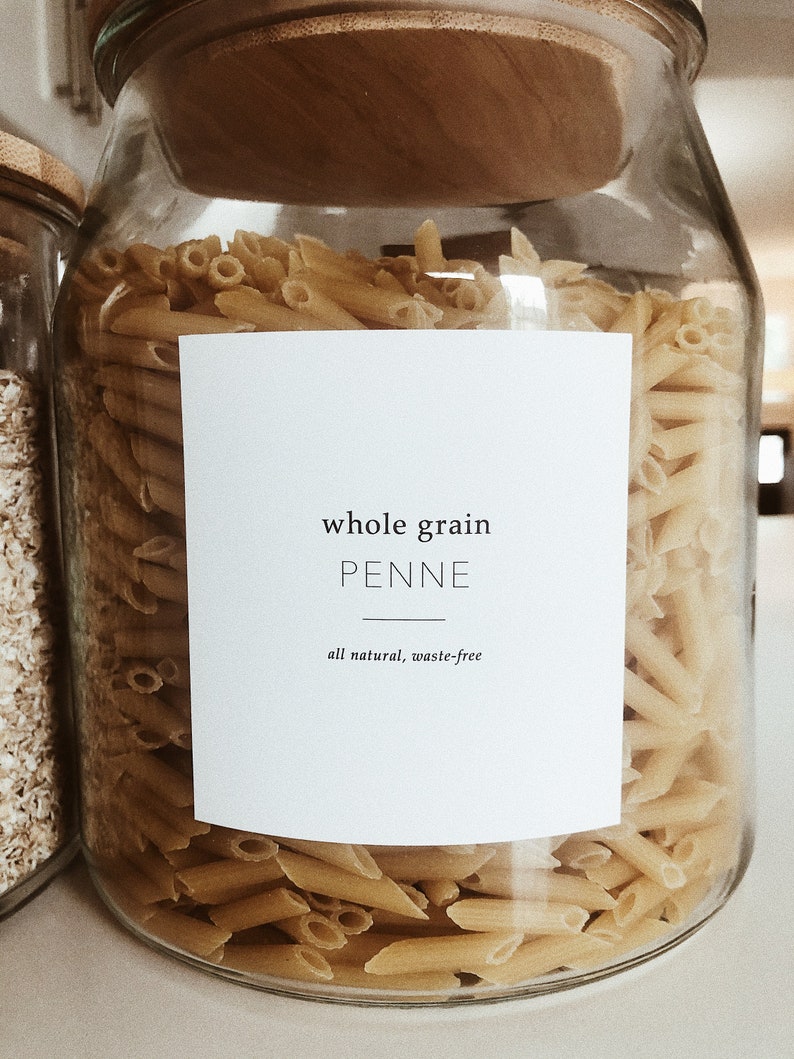 Custom Printable Pantry Labels PDF Digital Download Baking - Etsy