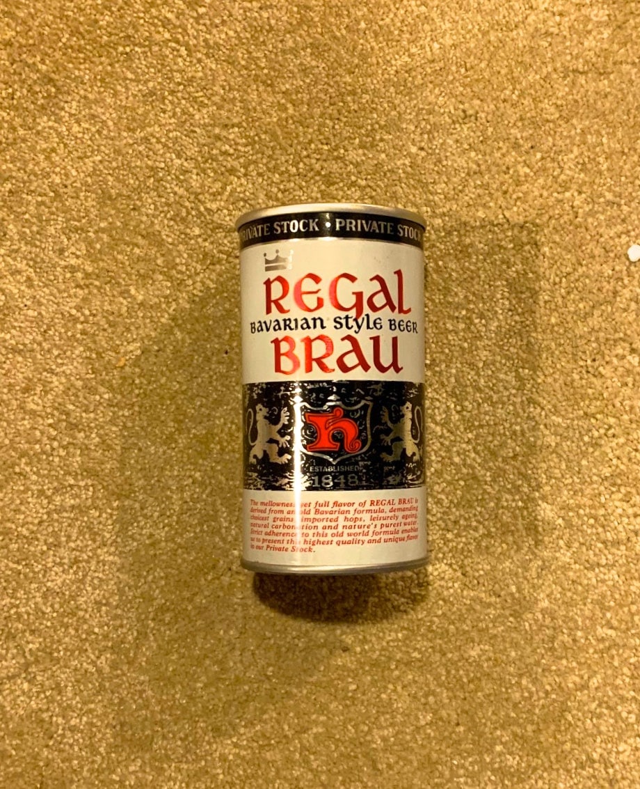 Vintage Steel Beer Can Regal Brau 12 oz B-1 - Etsy España