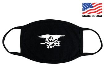 Navy Reusable Mask | Etsy