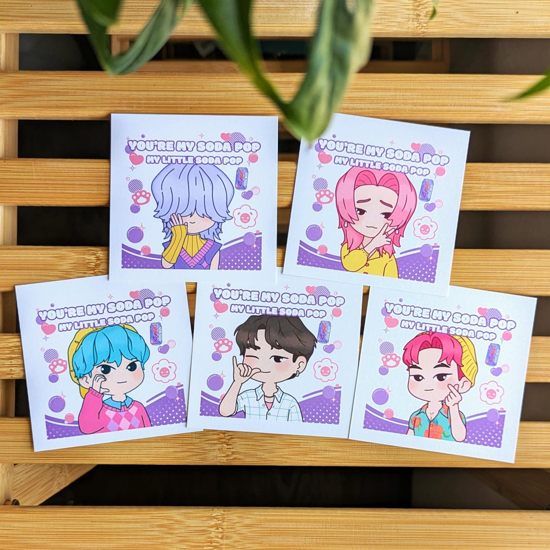 Saja Boys Soda Pop Pose Art Print | KDH Fanart | Kpop | KPDH | Matte ...