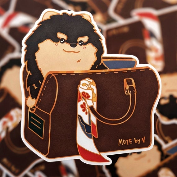 Yeontan's Mute Bag Vinyl Sticker BTS Stickers - Etsy