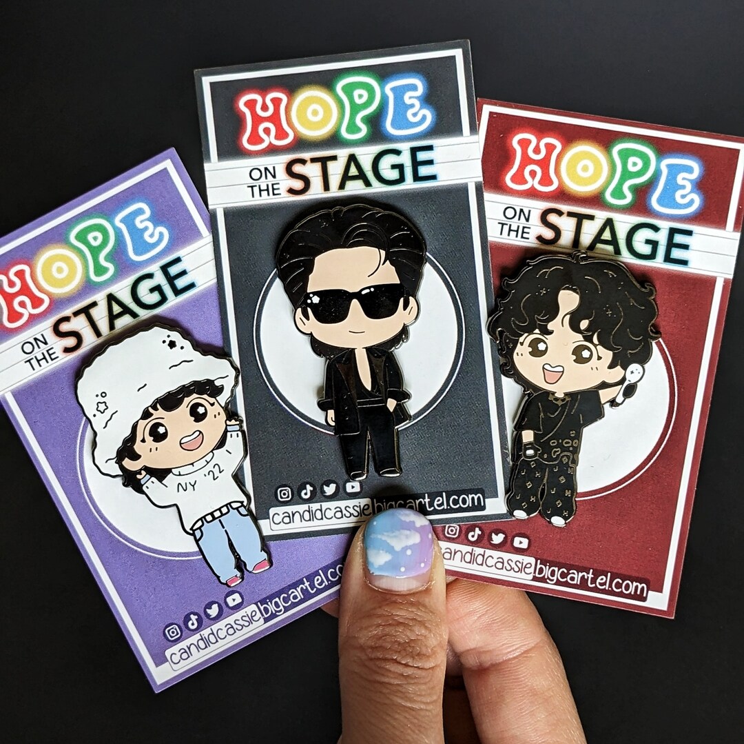 Hope on the Stage Enamel Pins | J-hope BTS Pin | Jack in the Box ...