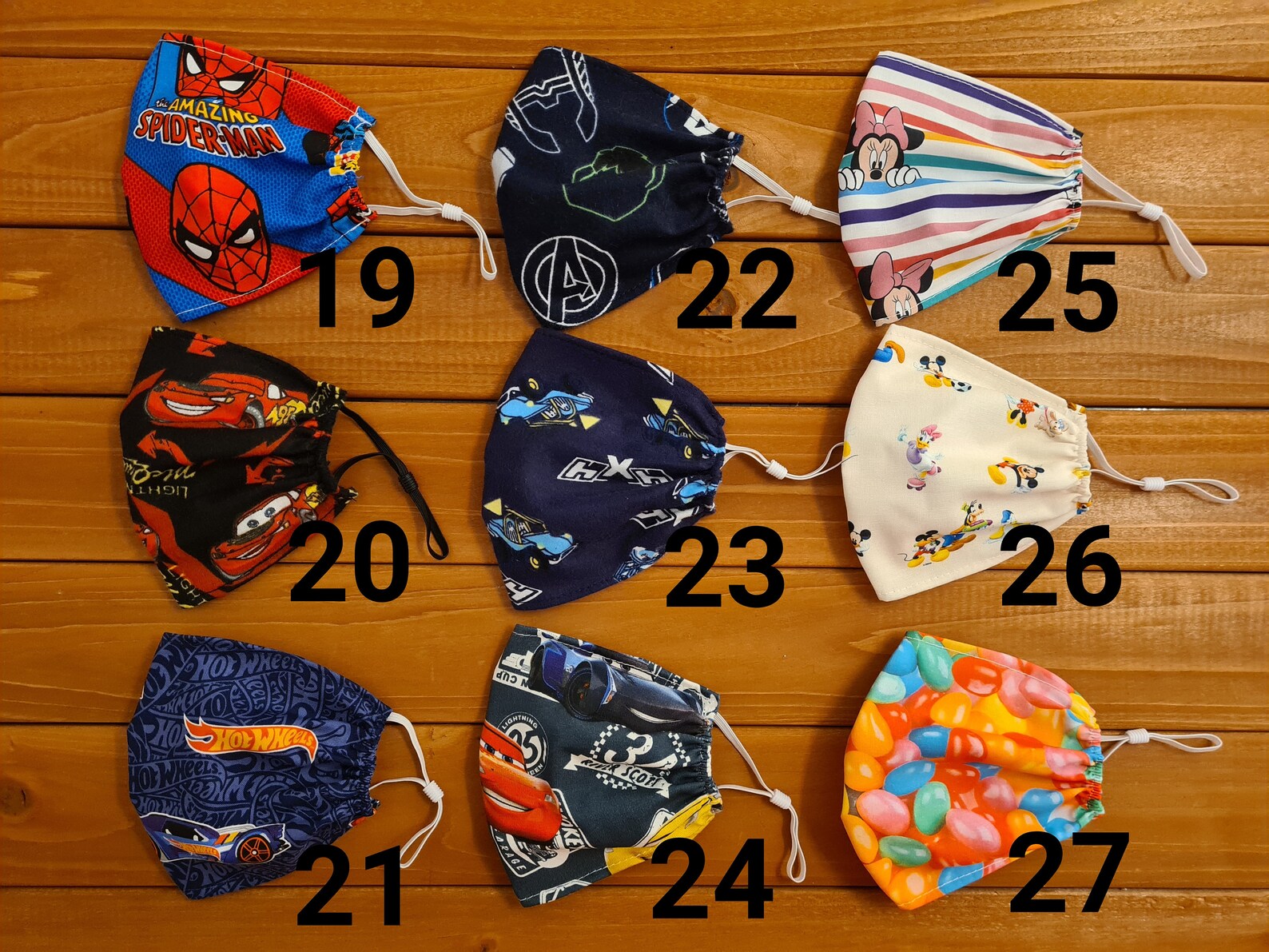 School Face Mask Kids & Adult Adjustable Masks Handmade in UK - Etsy