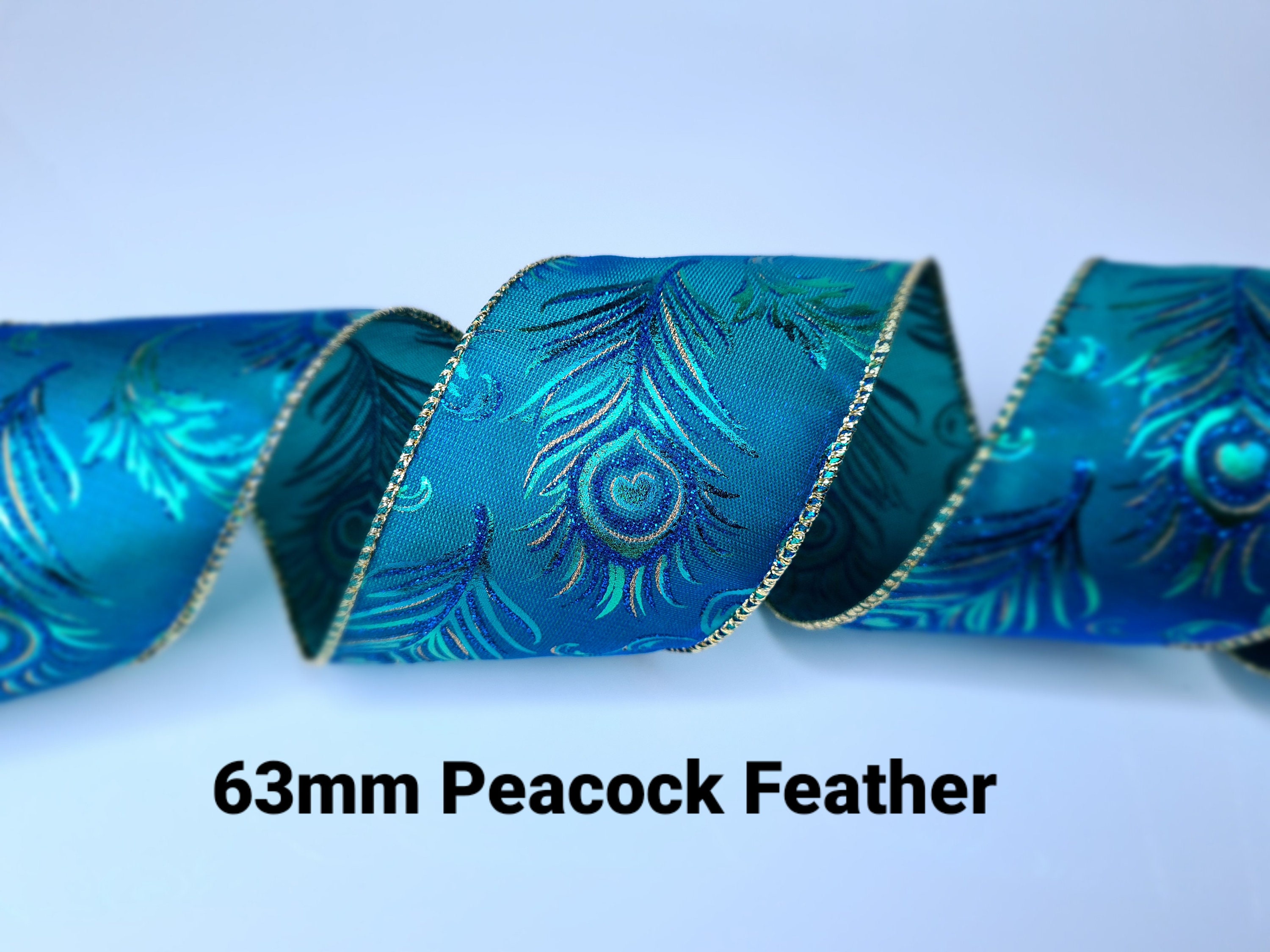 Christmas Ribbon Wire Edge Decoration Tree Gift Wrap Craft - Etsy UK