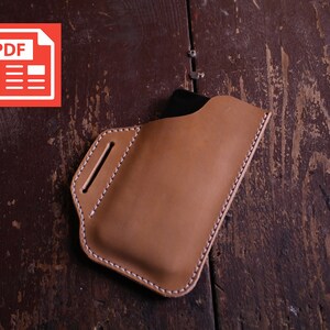 Leather phone case pattern Belt case Smartphone case | Etsy