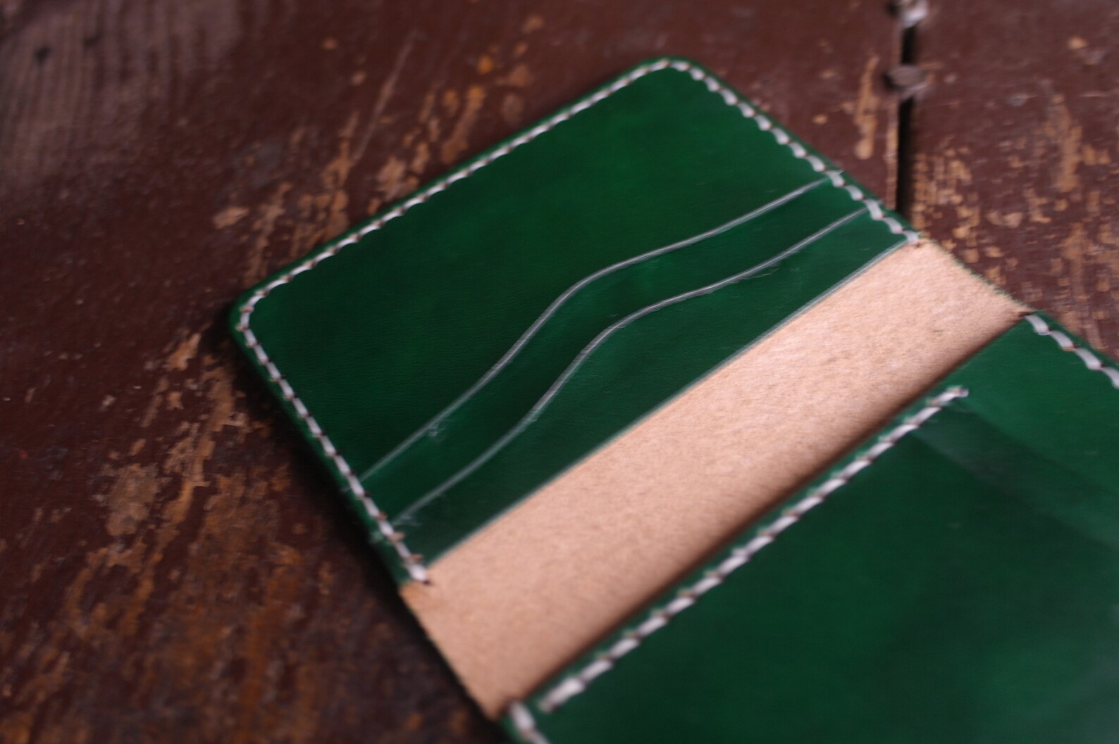 Leather Card Holder Pattern Leather Wallet Minimalist Wallet - Etsy