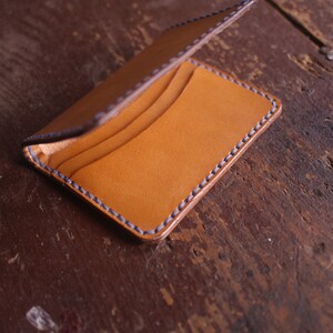 Leather Card Holder Pattern leather wallet | Etsy