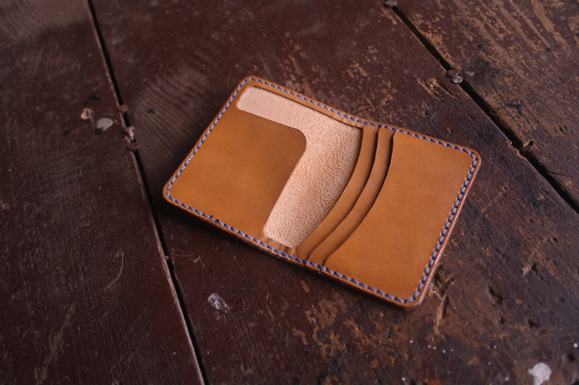 Leather Card Holder Pattern leather wallet | Etsy