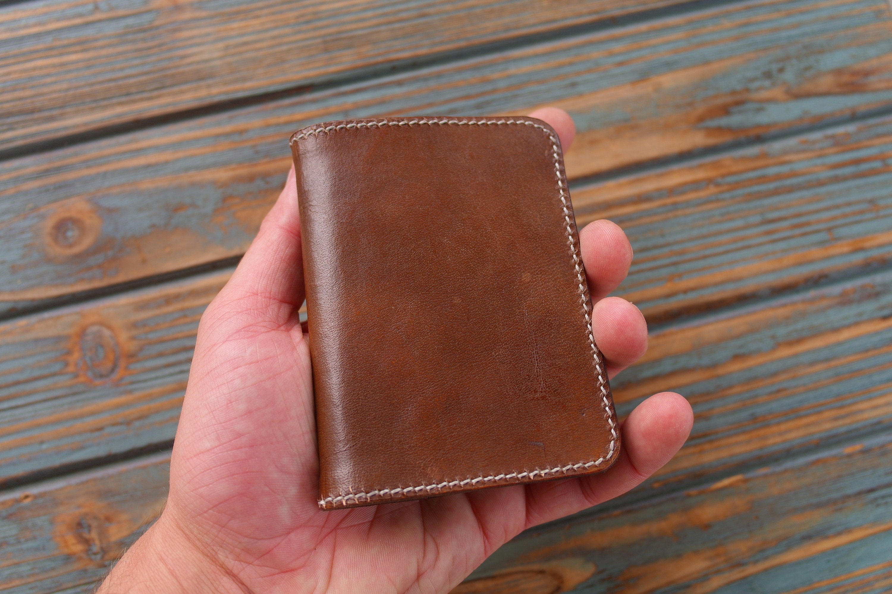 Leather Card Holder Pattern leather wallet | Etsy