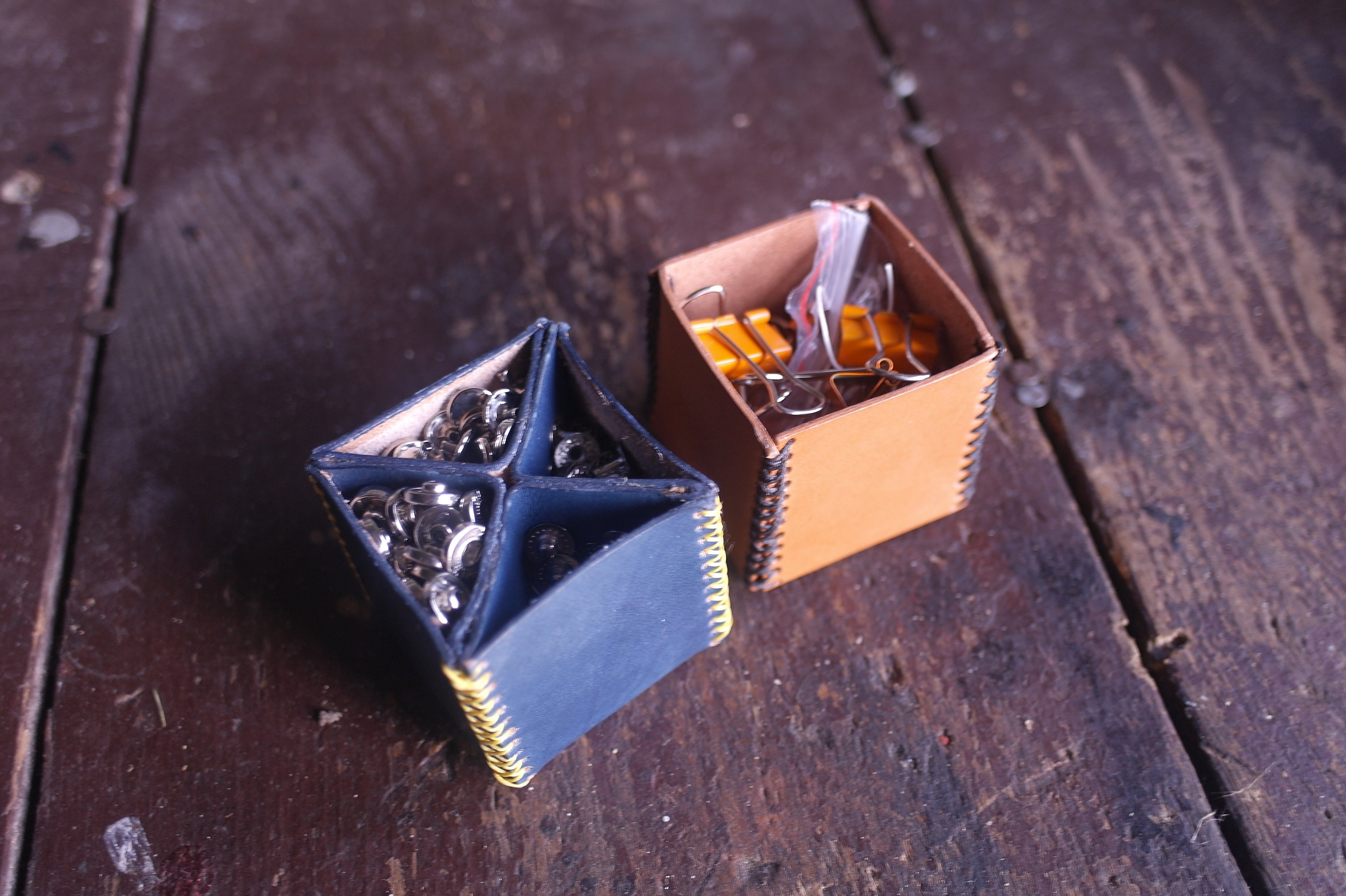 Leather Box PDF Pattern , Box Template. Two Size 5 X 5 X 5 Cm /8 X 8 X ...