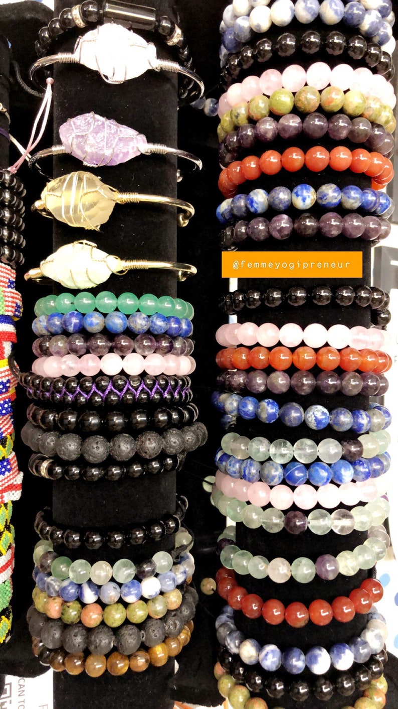 Crystals Bead Bracelet for Women Healing Crystals Bracelets - Etsy UK