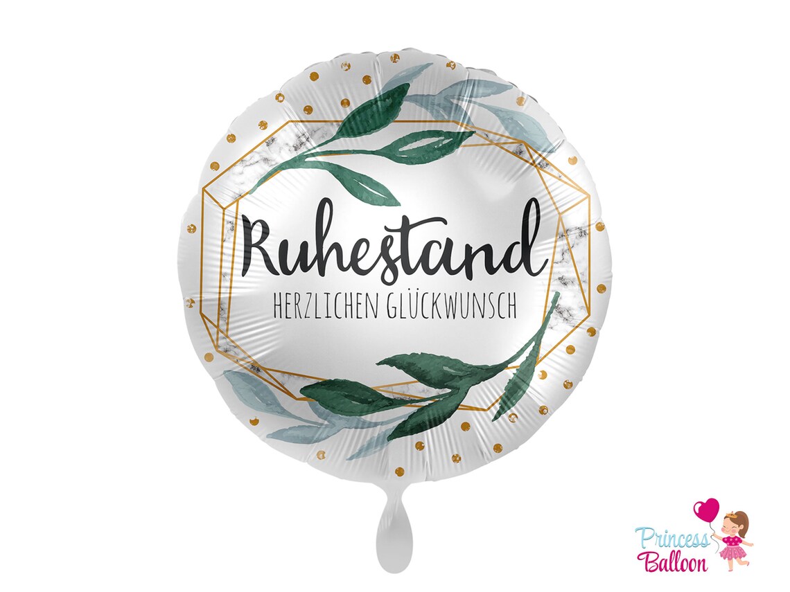 Ruhestand Ballon Herzlichen Glückwunsch Rente Pension | Etsy