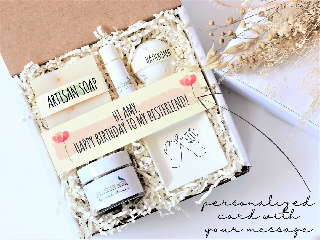 Mini Spa Gift Box for Her - Spa Birthday Gift Box - All Natural Spa ...