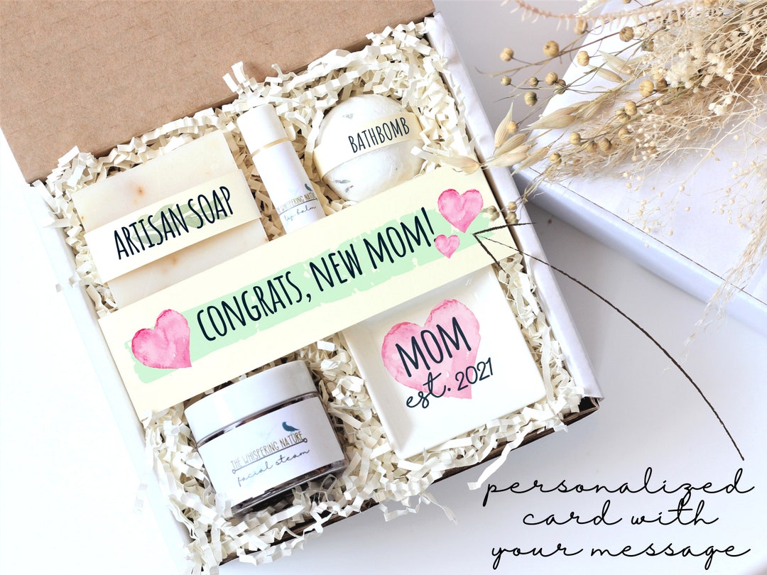 Mini Spa Gift Box for New Mom - Spa Gift for Her - All Natural Spa Gift ...