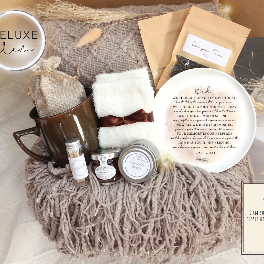 Deluxe Sympathy Gift Box - Personalized Comfort Gift Box - Death of a ...