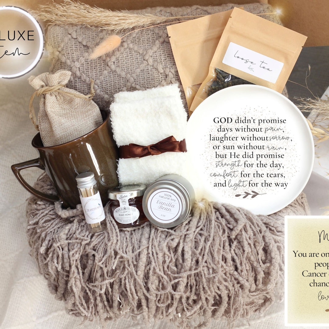 Deluxe Get Well Soon Gift Box - Personalized Care Package - Surgery ...