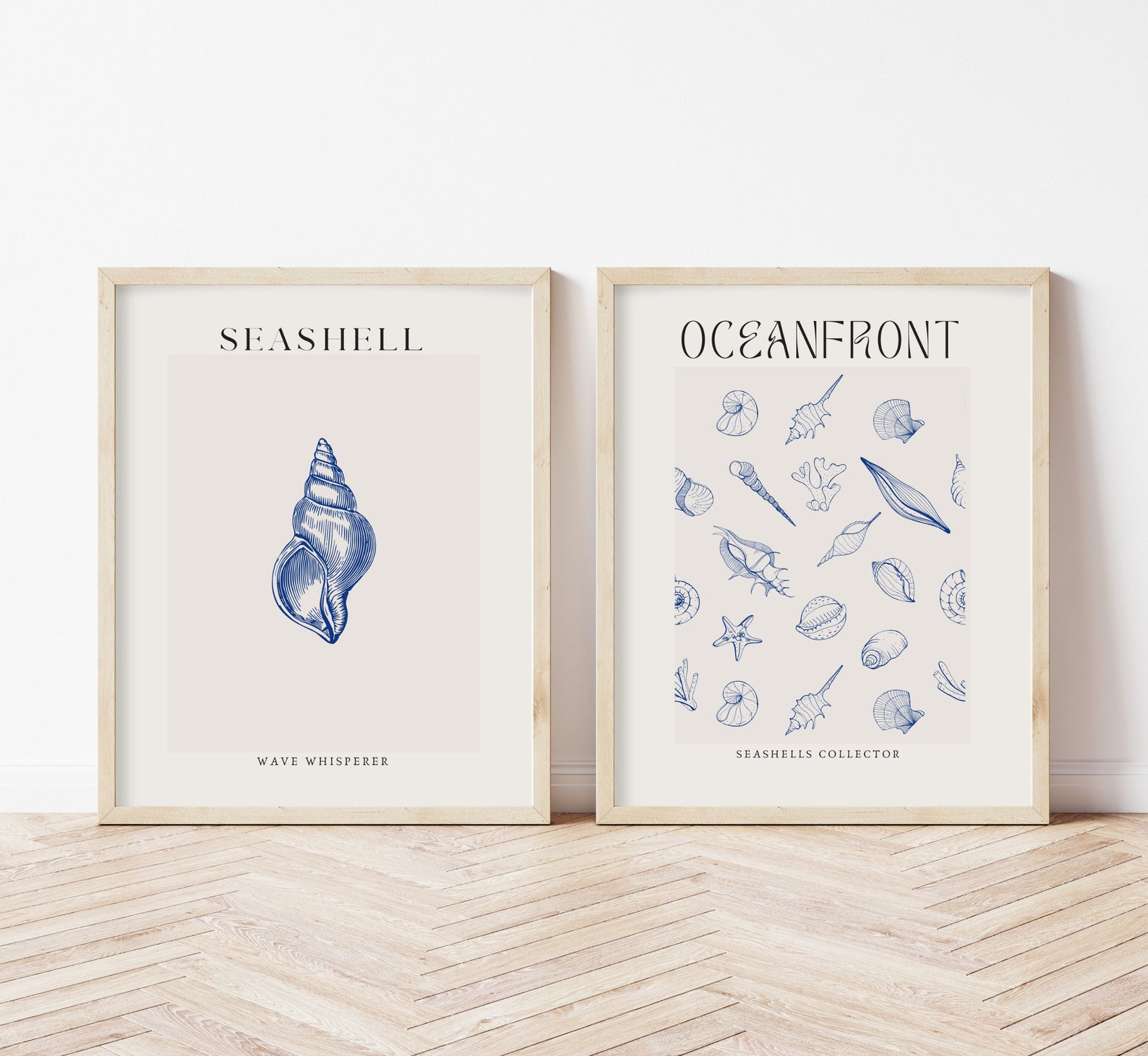 Beach House Wall Art Seashell Art Print Summer Clip Art - Etsy