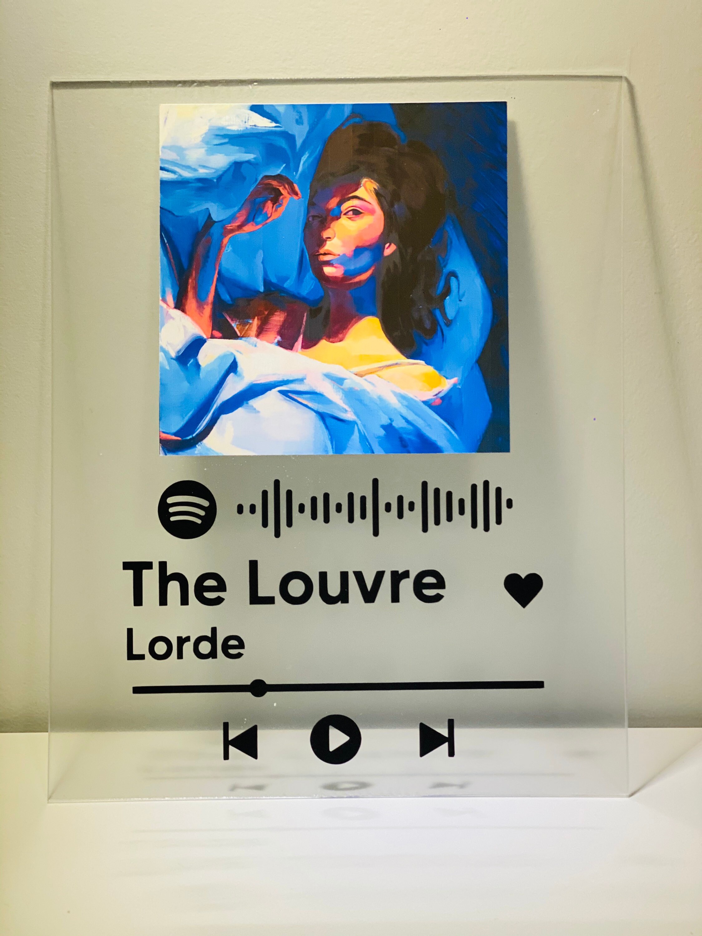 CUSTOM Acrylic Spotify Song Poster Tik Tok Song Poster | Etsy