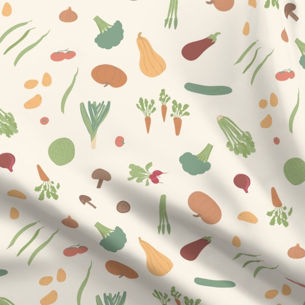 Vegetable Fabric - Etsy