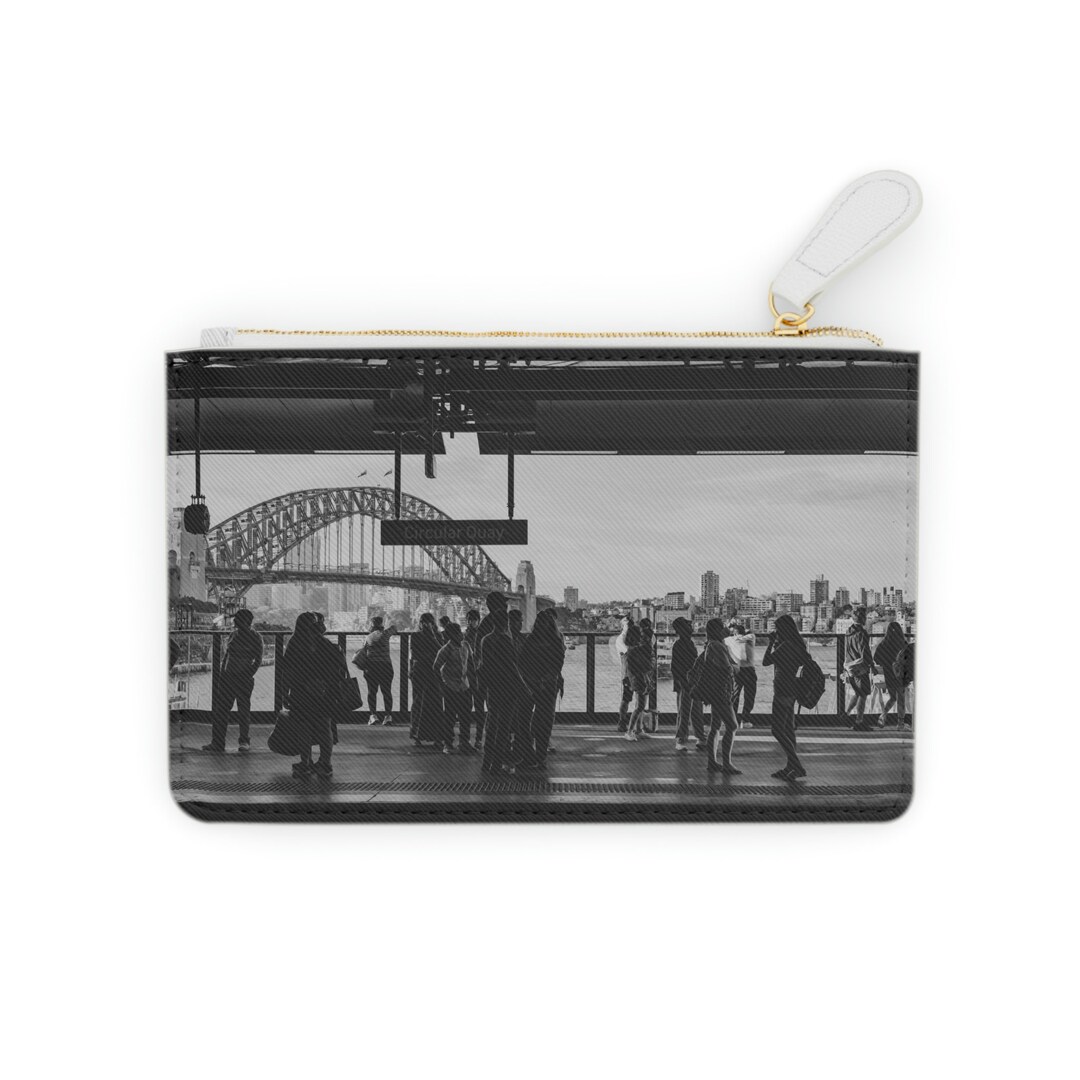 Sydney Harbour Bridge Mini Clutch Bag Exclusive Circular Quay Design by ...