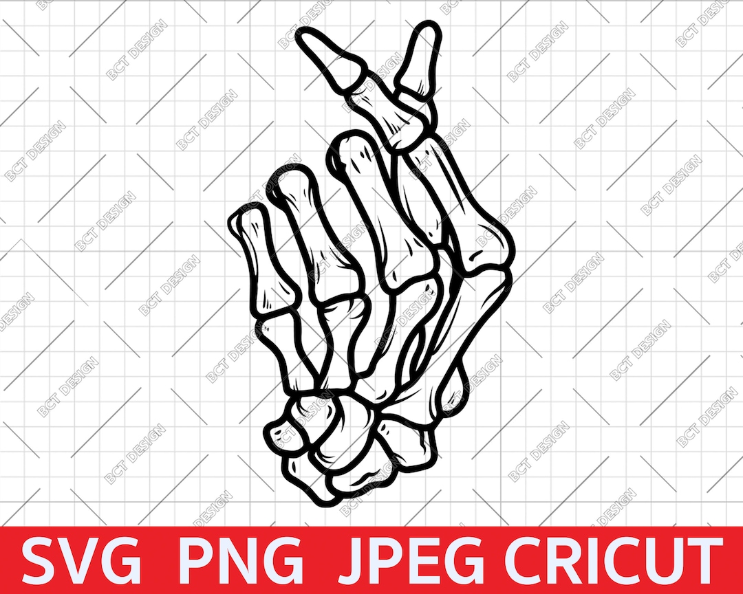 Skeleton Hand Heart Svg Skeleton Svg Halloween Skeleton Hand With