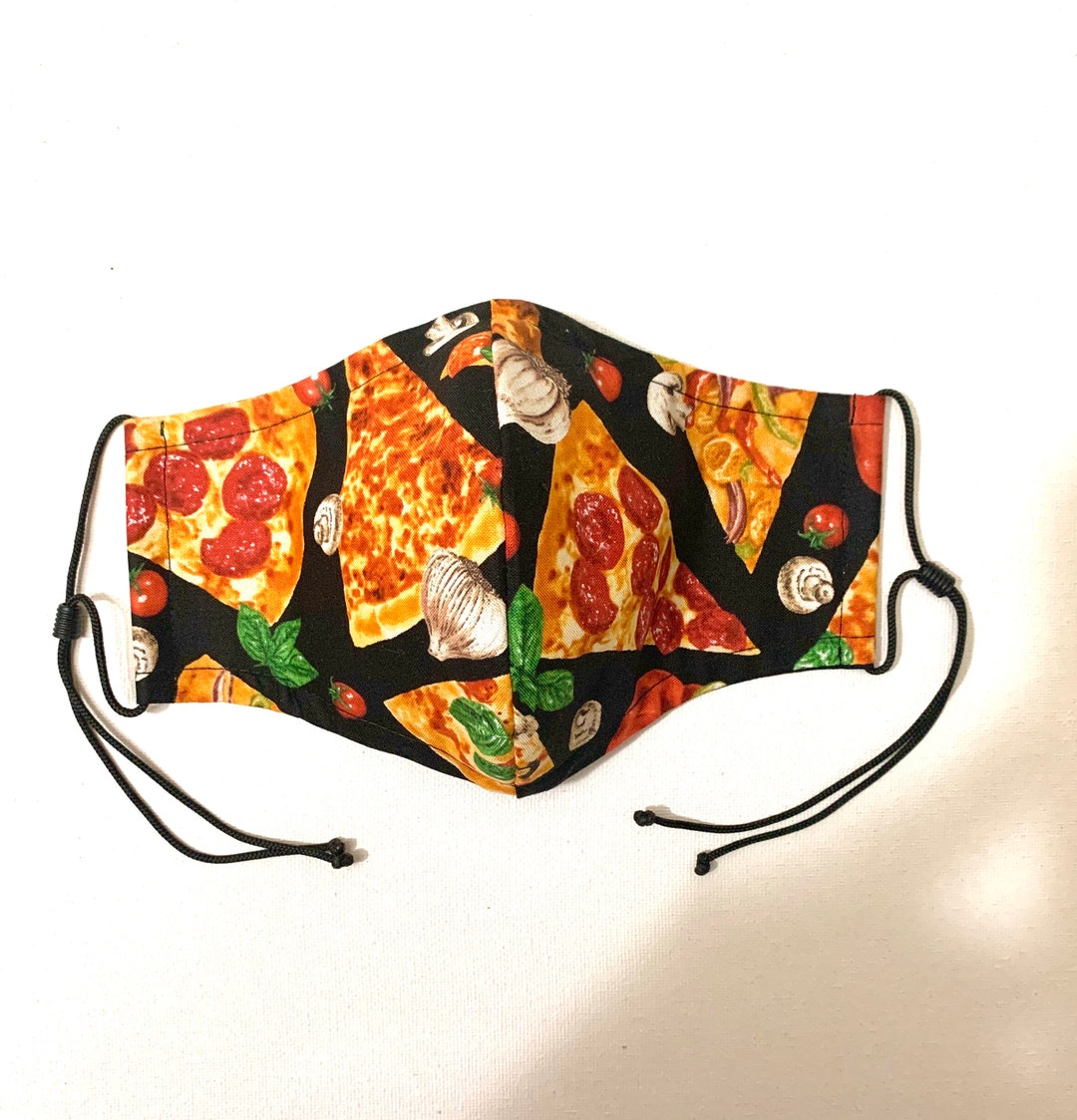 Pizza Face Mask, Face Mask With Nose Wire, Face Mask Without Nose Wire ...