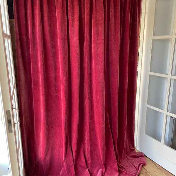 Velvet Curtain - Etsy