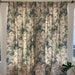 Curtain Vintage Jonelle Fabric Range Etoile Design of Flowers, Palm ...