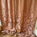 Silk Damask Curtains in Salmon Pink Dating From 1870 - Etsy
