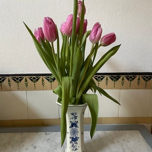 Delft Blue Dutch Vintage Flower Vases Hand Painted - Etsy