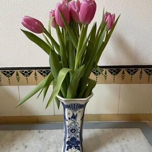 Delft Blue Dutch Vintage Flower Vases Hand Painted - Etsy