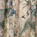 Curtain Vintage Jonelle Fabric Range Etoile Design of Flowers, Palm ...