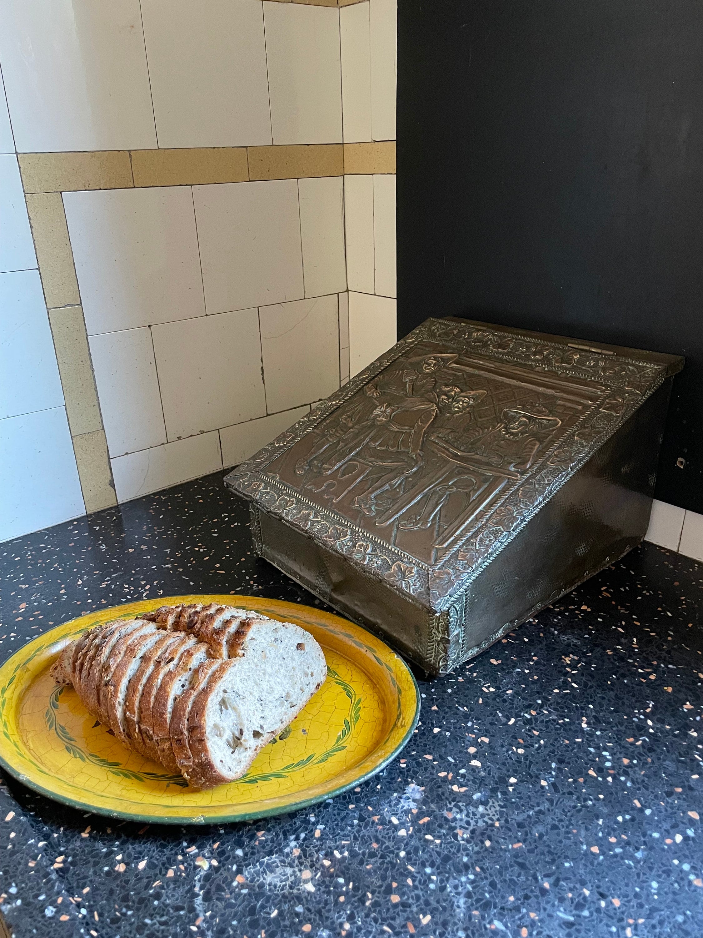 Bread Bin or Peat Bin Antique Copper Plated With a Beautiful - Etsy